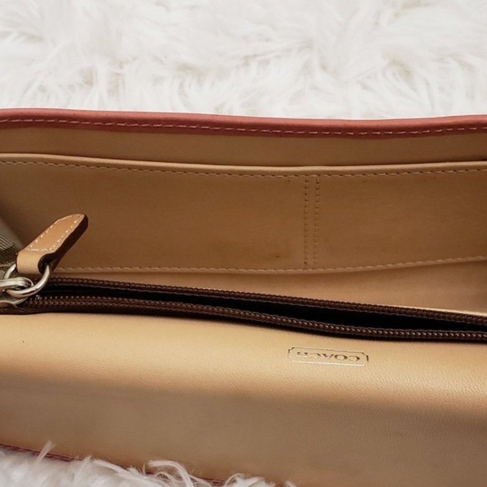 Coach - Pink Orange Wallet/Wristlet - Gem